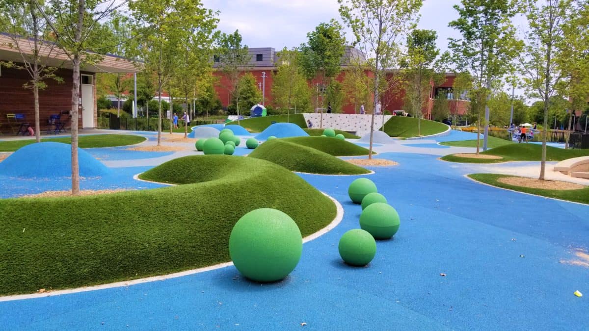 LeBauer Park Playground - Kid Friendly Triad