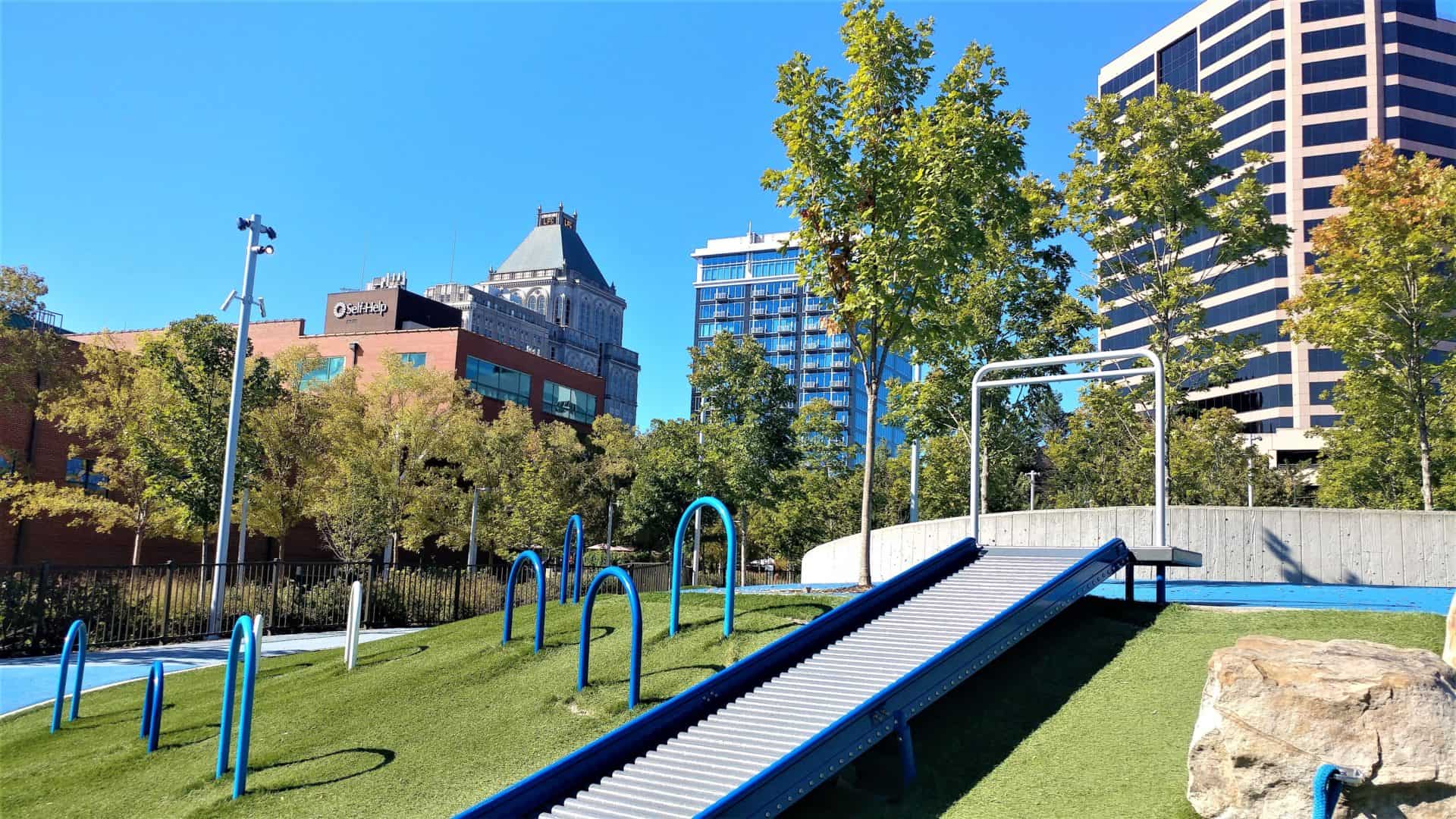 LeBauer Park Playground - Kid Friendly Triad