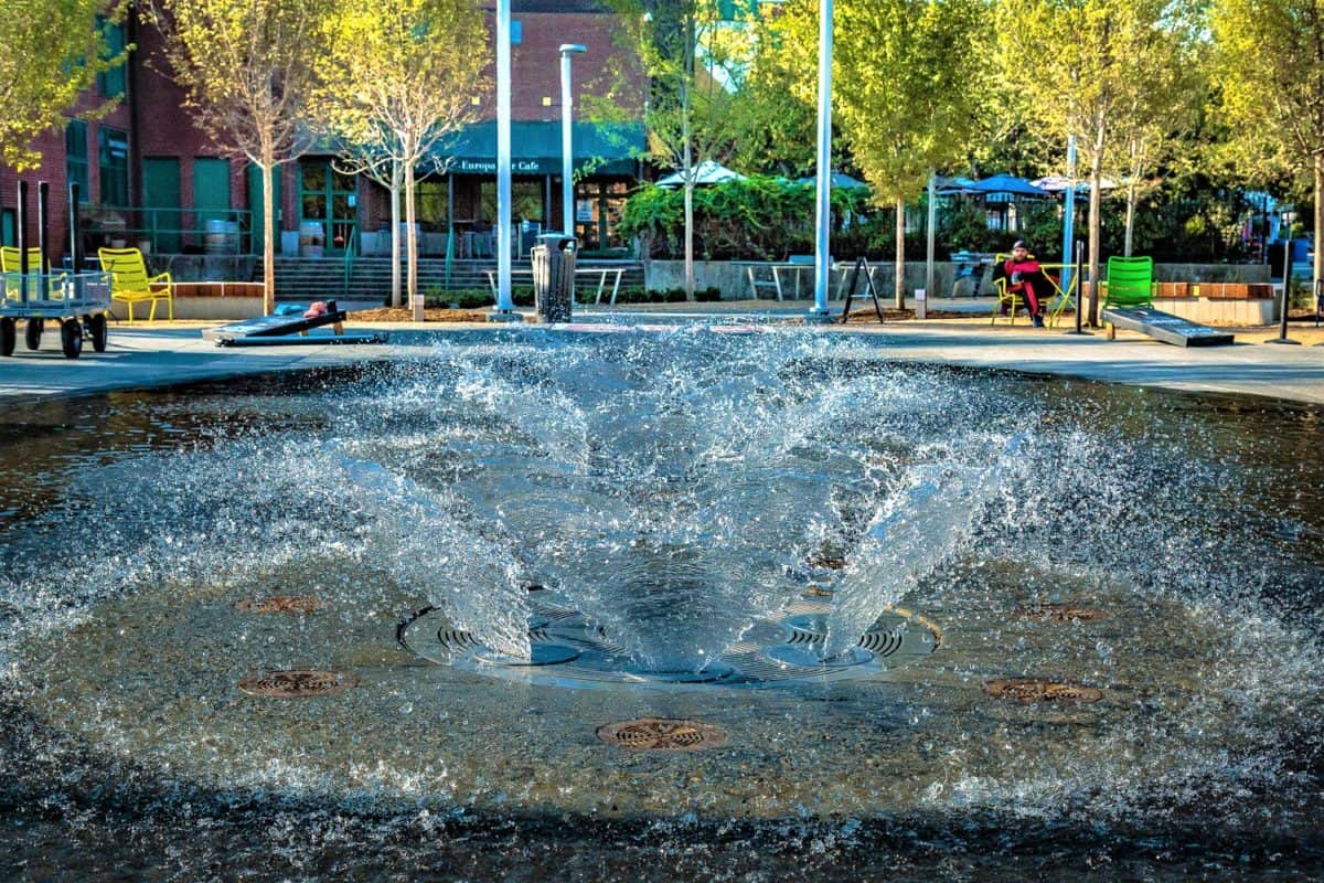 LeBauer Park Sprayground - Kid Friendly Triad