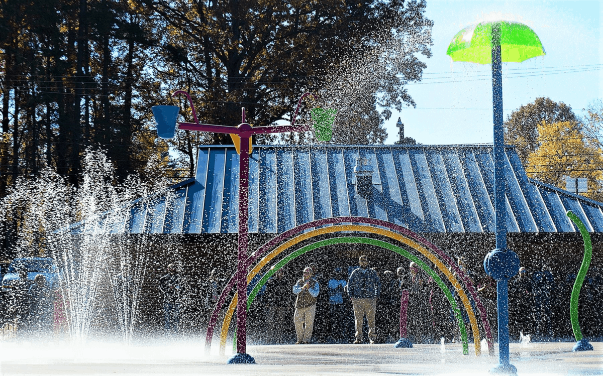Washington Park Sprayground - Kid Friendly Triad